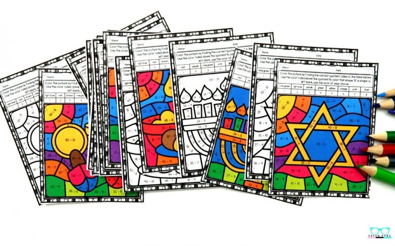 Hanukkah Activities for Math - Raven Cruz