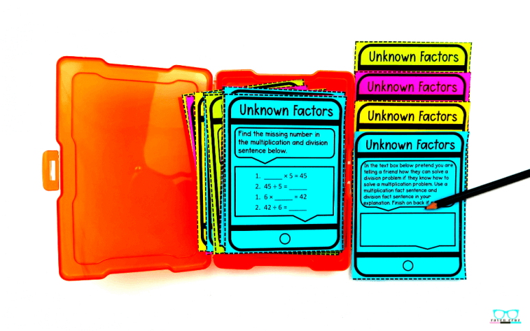 Division as an Unknown Factor for 3rd Grade Math - Raven Cruz