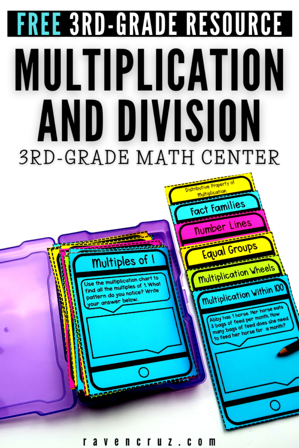 One Awesome Multiplication and Division Freebie for 3rd-Grade - Raven Cruz
