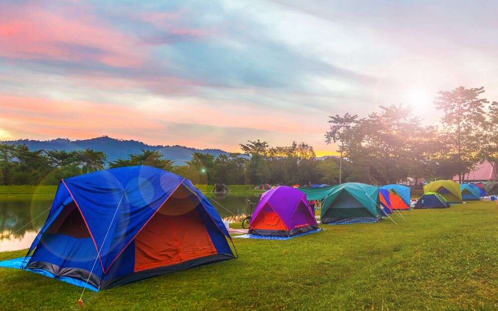 Multiplication Color by Number Camping Themed - Raven Cruz